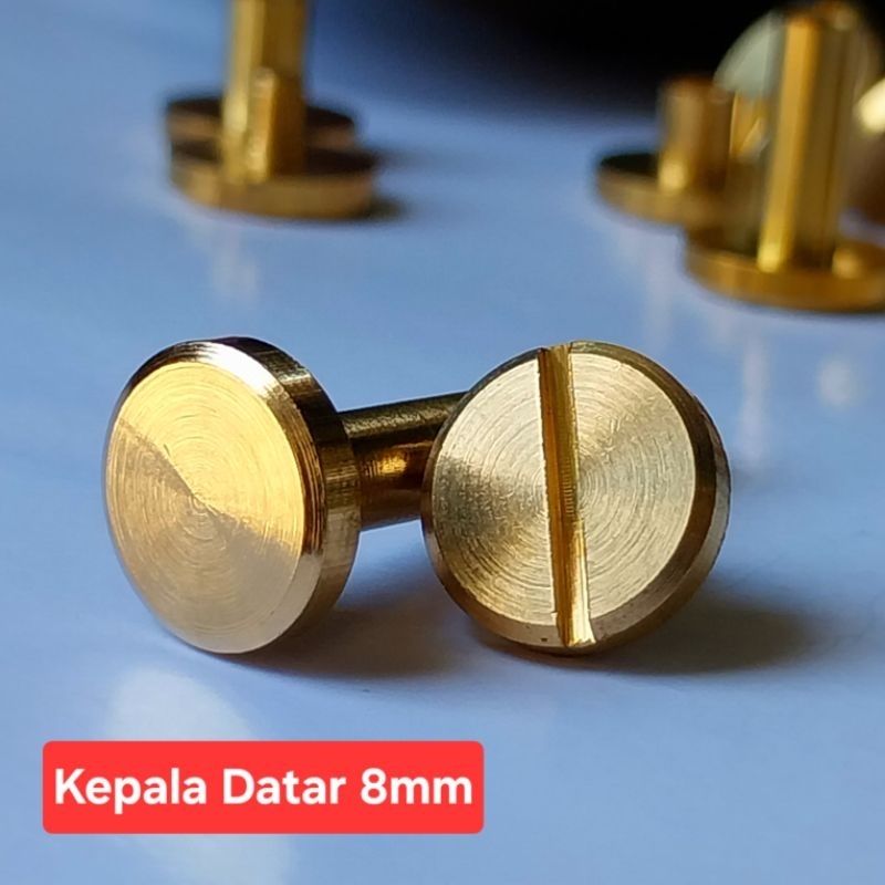 Jual Mur Baut Kepala Datar 8mm 1 Pasang Variasi 4mm/6mm/8mm/10mm ...