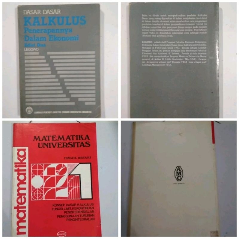 Jual dasar dasar dan penerapannya dan Matematika universitas konsep ...