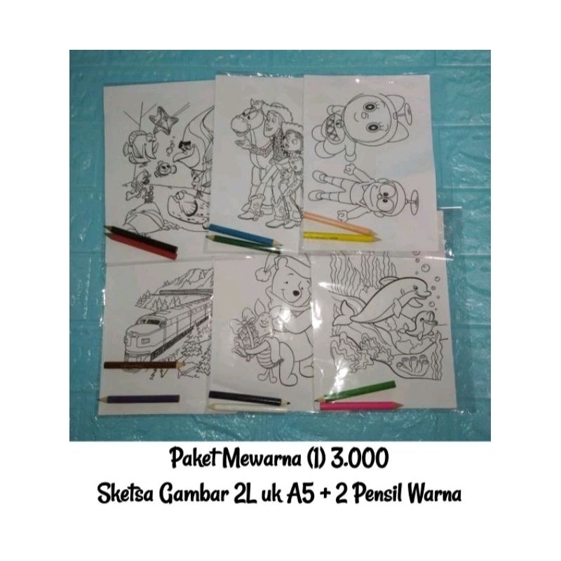 Jual Paket Mewarnai | Shopee Indonesia