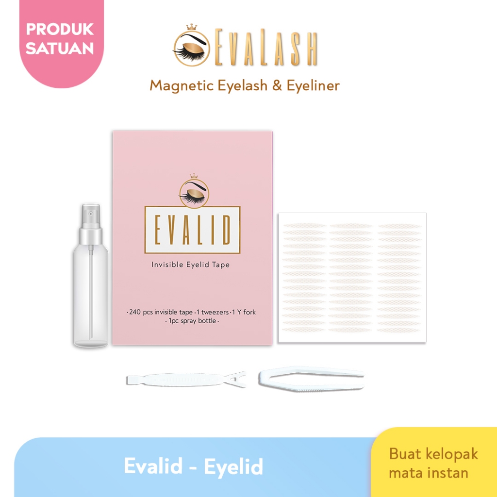 Jual Eyelid Tape Skot Mata Scot Skot Mata Jaring Eyetape Lace Invisible Mesh EVALASH EVALID ...