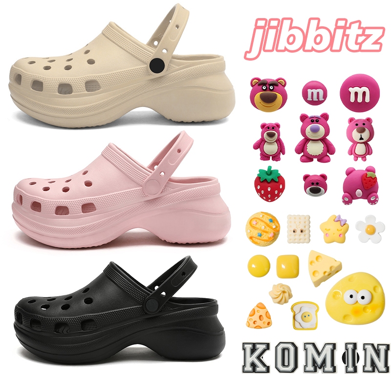 Jual Sandal CROC S Baim Wanita selop Import Nyaman kodok tinggi Vintage ...