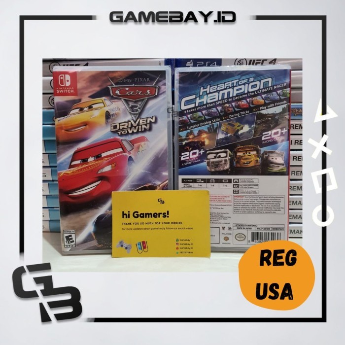 Jual Nintendo Switch Cars 3 Driven To Win | Shopee Indonesia