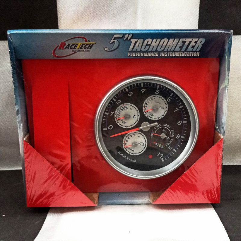 Jual TACHOMETER RACETECH 5 In 1 Performance Instrument | Shopee Indonesia