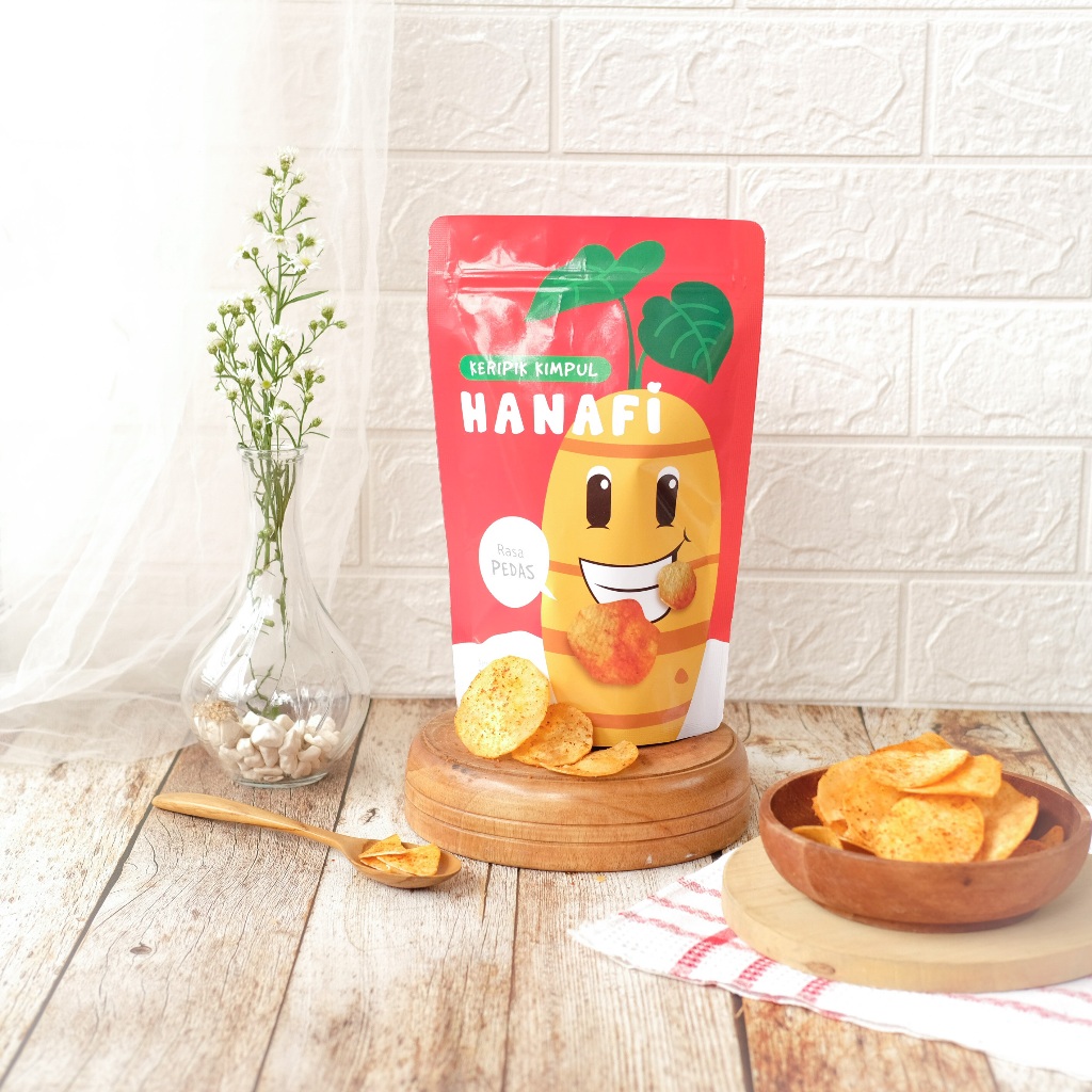 Jual Keripik Kimpul Talas Belitung rasa Pedas Premium | Shopee Indonesia