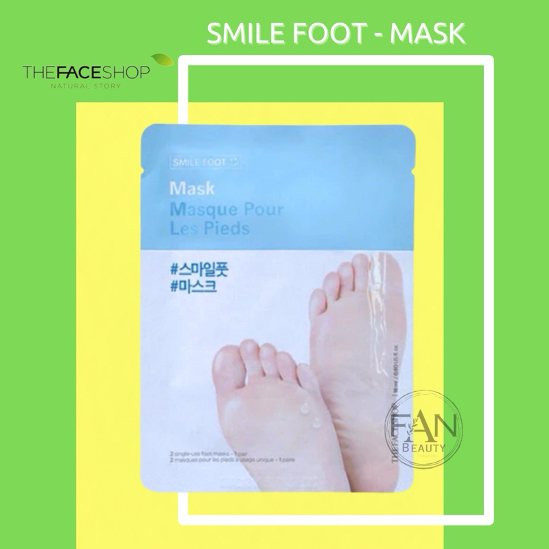 Jual THE FACE SHOP - Smile Foot Mask 18ml | Shopee Indonesia