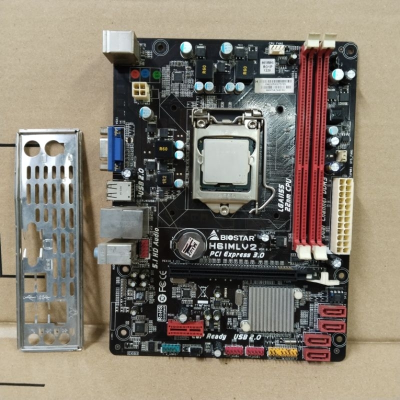 Jual Motherboard Biostar H61MLV2 Socket 1155 + Prosesor G2030 | Shopee ...
