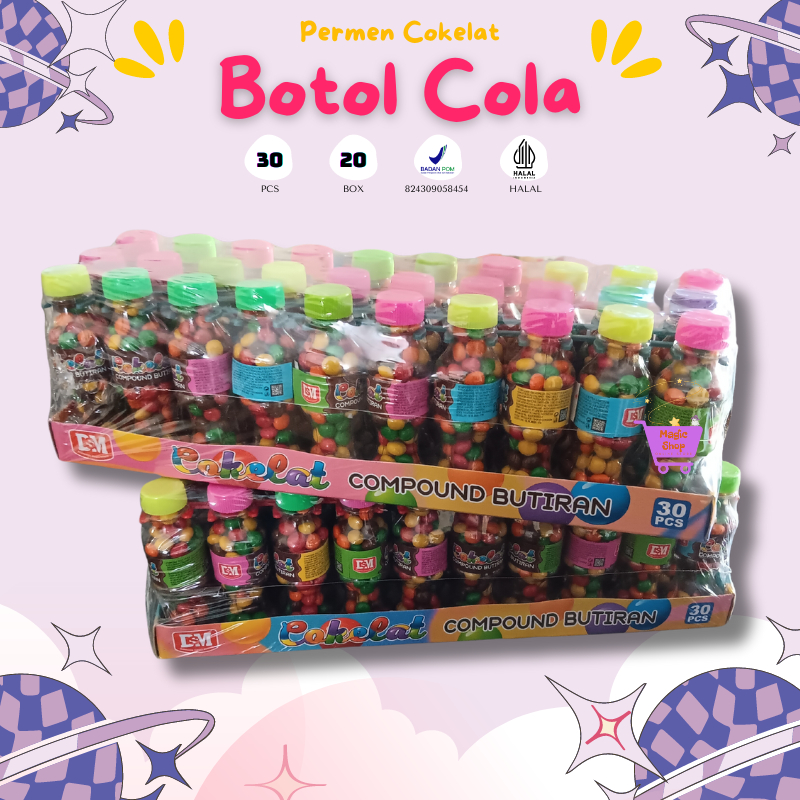 Jual DSM PERMEN COKELAT BENTUK BOTOL ISI 30 / PERMEN LUNAK VIRAL ...