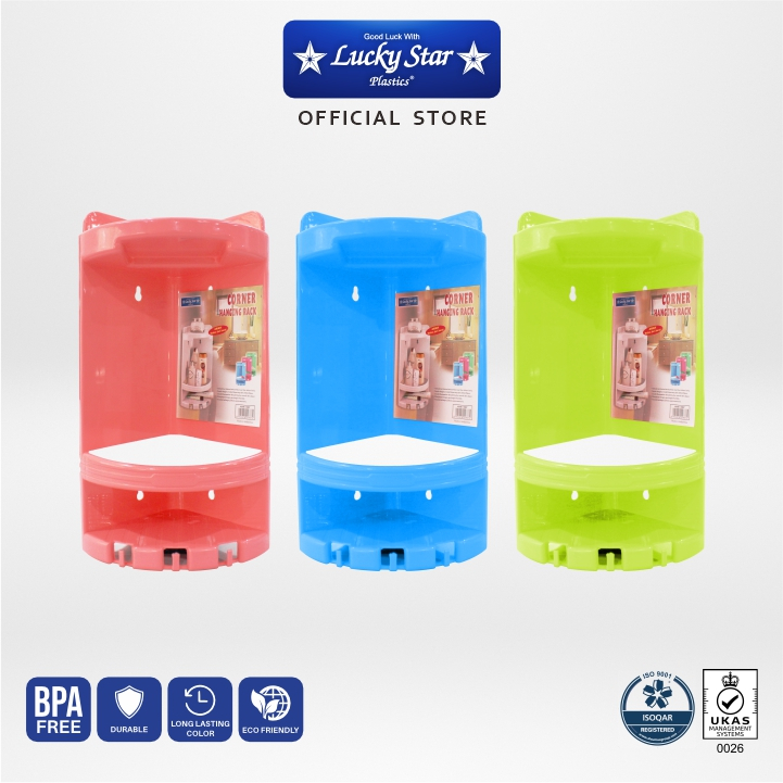 Jual Lucky Star - CORNER HANGING RACK TANPA PENUTUP / RAK TEMPEL ...