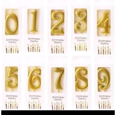 Jual LILIN ANGKA GOLD | Shopee Indonesia