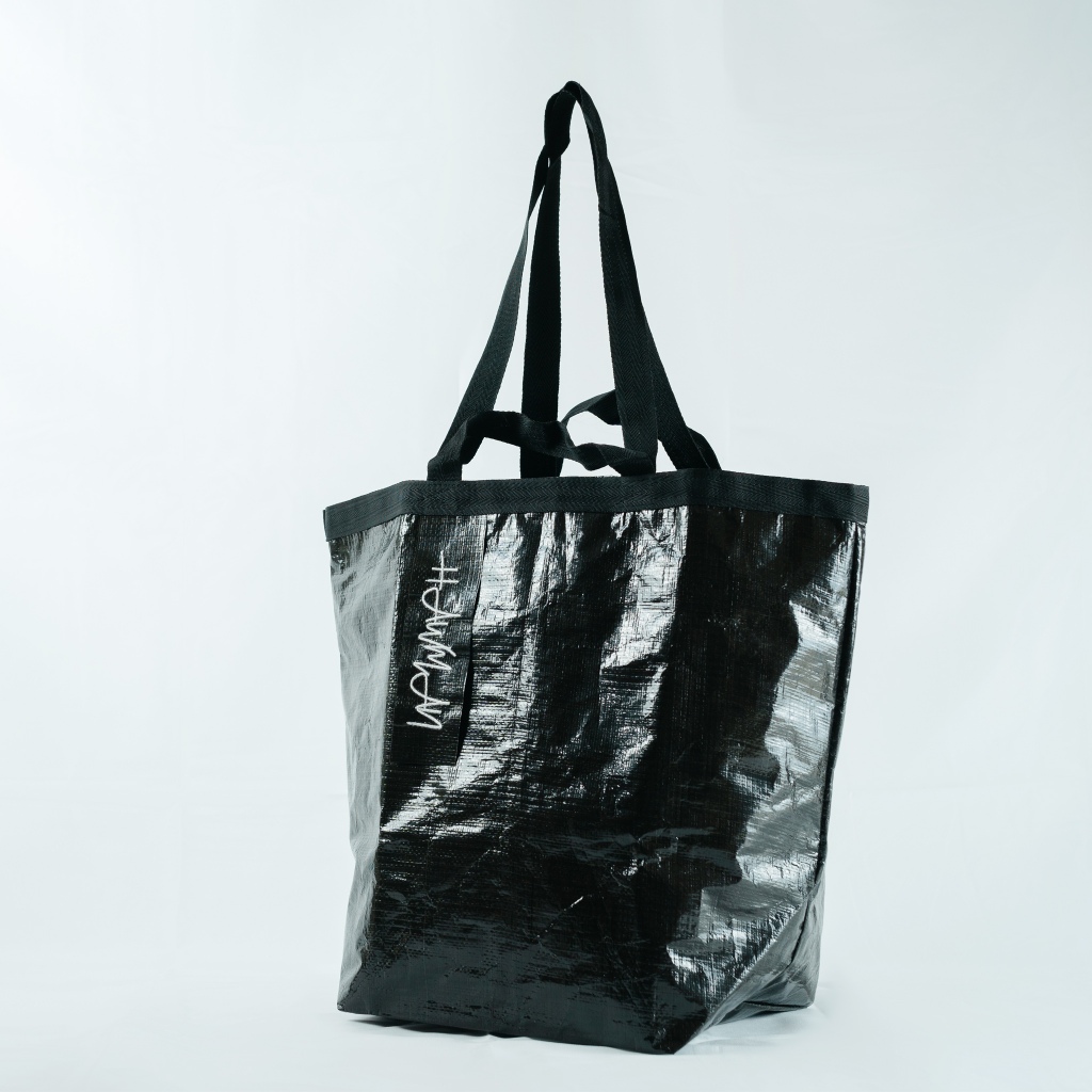 Jual Tote Bag Hawman / Tas Belanja /Shopping Bag Hitam Waterproof ...