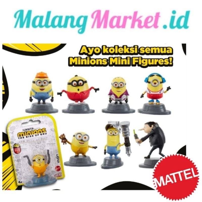 Jual MATTEL Minion Figure Mainan Karakter Minion Figurine Malangmarket ...