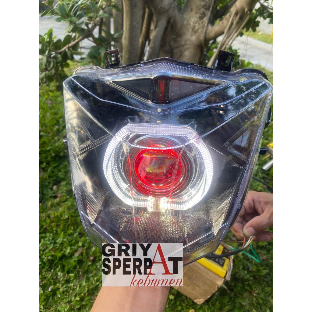 Jual REFLEKTOR LAMPU DEPAN BEAT STREET BEAT ESP 2016-2019 BILED LED ...