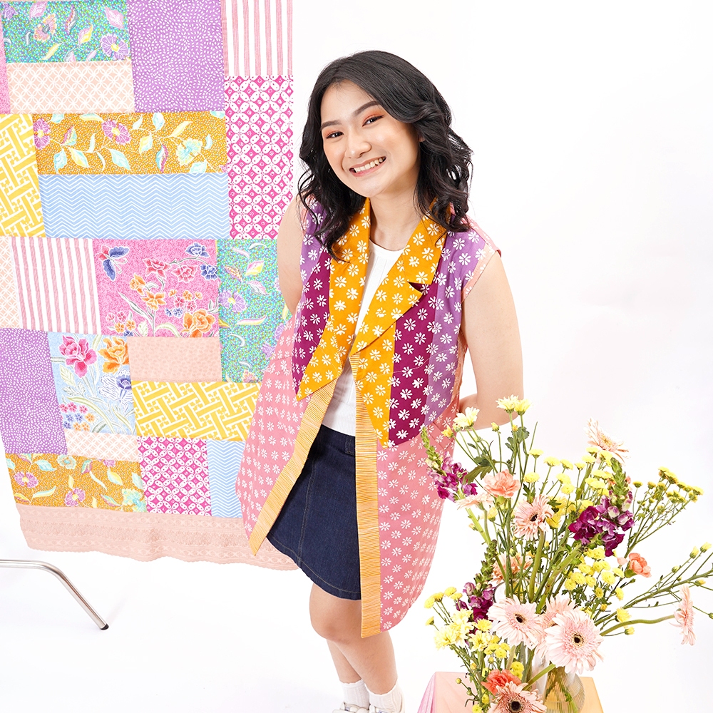 Jual NONA RARA - Ivy PART of Bloom PART0145, Blus kasual batik wanita ...