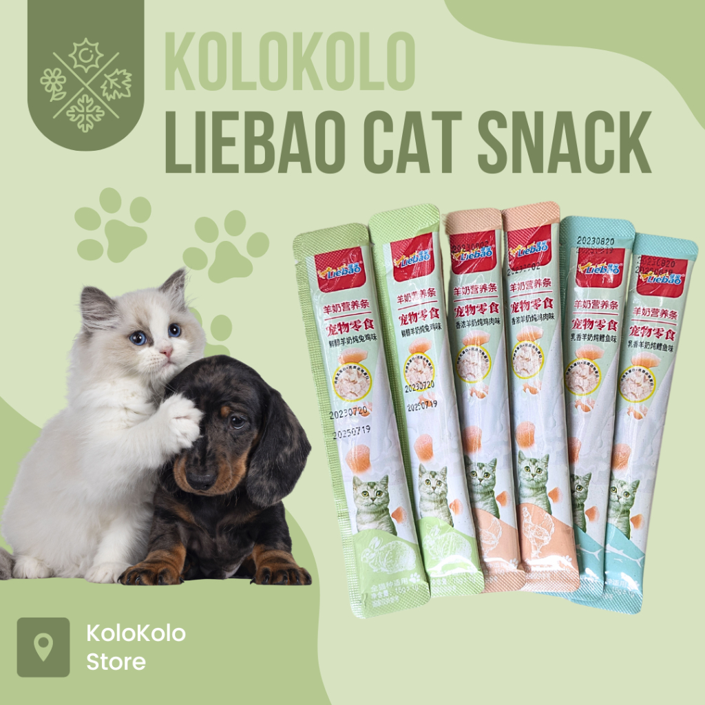 Jual PAKET LIEBAO SUSULIE 1KG SNACK KUCING (65Pcs) | Creamy Treat 1 KG ...