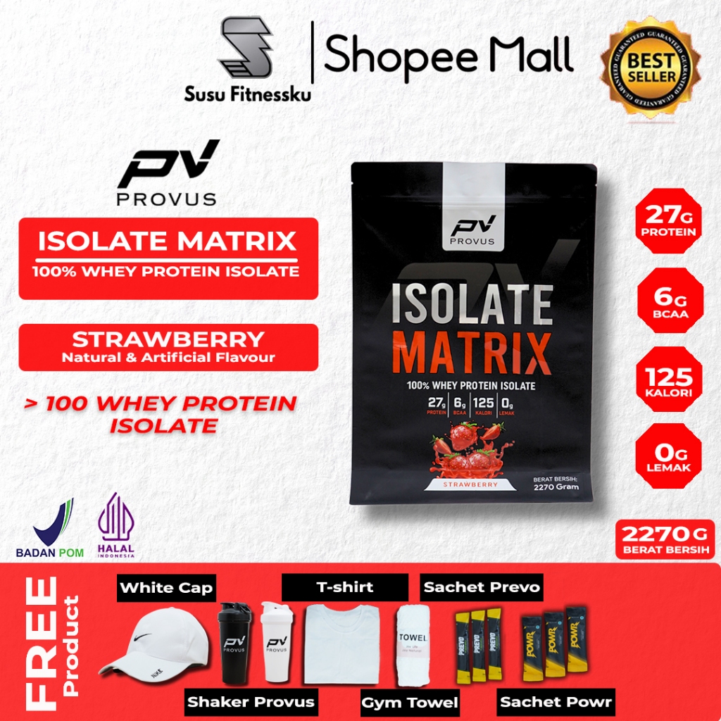 Jual Provus Isolate Matrix (100% Whey Protein Isolate) 5 Lb Whey ...