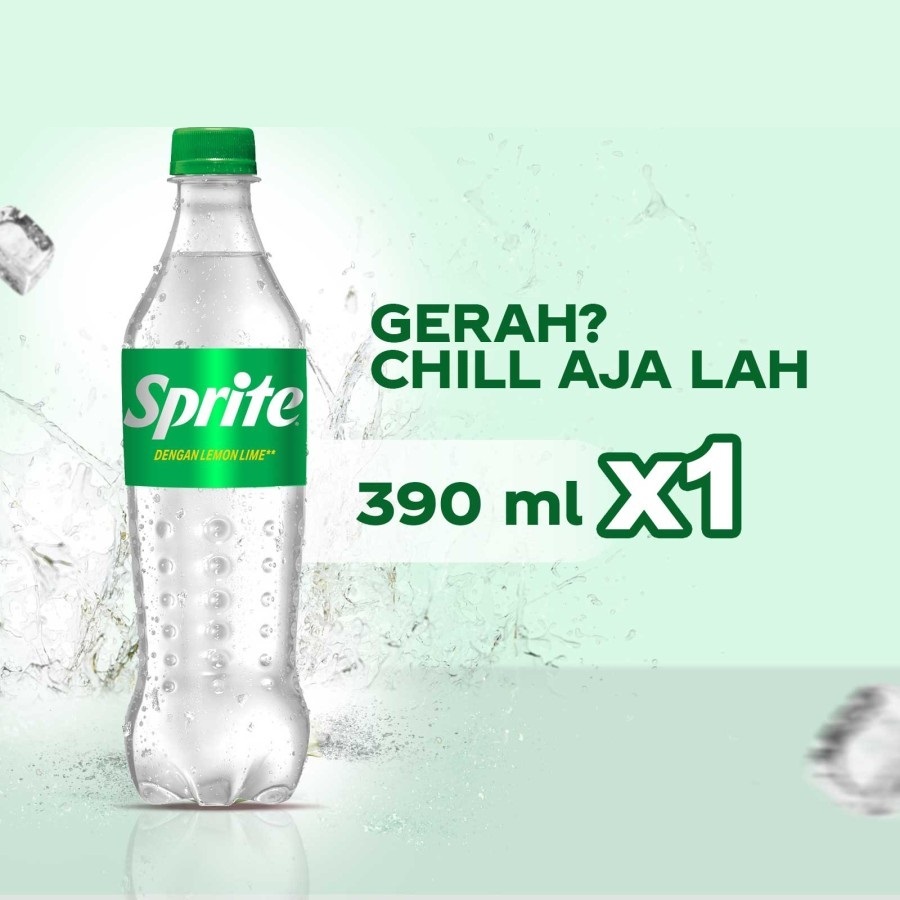Jual Sprite Lemon Lime 390 mL Botol Minuman Soda 390mL | Shopee Indonesia