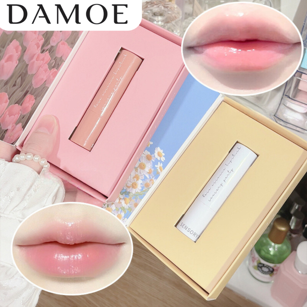 Jual SENSORY PARTY Sandwich Rose Daisy Color Moisturizing Lipstick ...