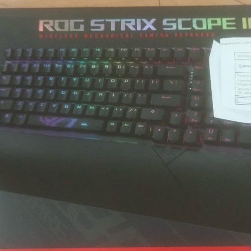 Jual ASUS ROG STRIX SCOPE II 96 Wireless-NX Snow Switch | Shopee Indonesia