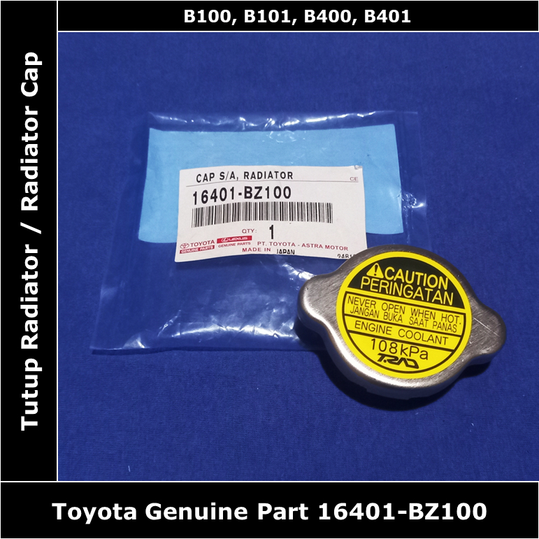 Jual Tutup Radiator Toyota Agya / Daihatsu Ayla 1000 cc 2012-2023 Ori ...