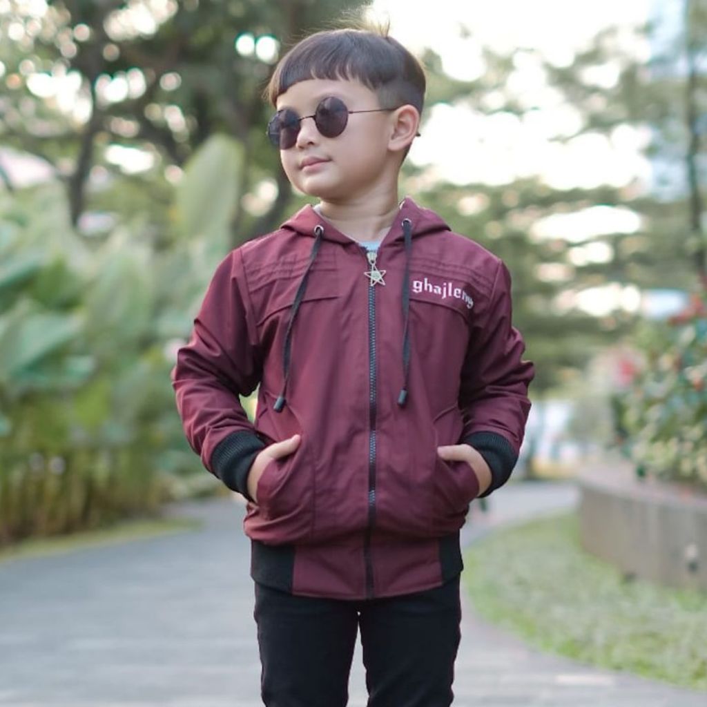 Jual GHAJLENG Jaket Anak laki laki/jaket parasut bolak balik All ...