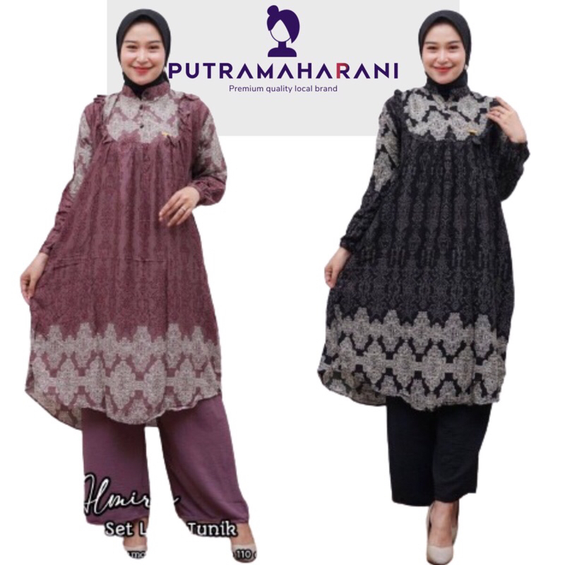 Jual one set long tunik almira wanita dewasa kekinian terbaru terlaris ...