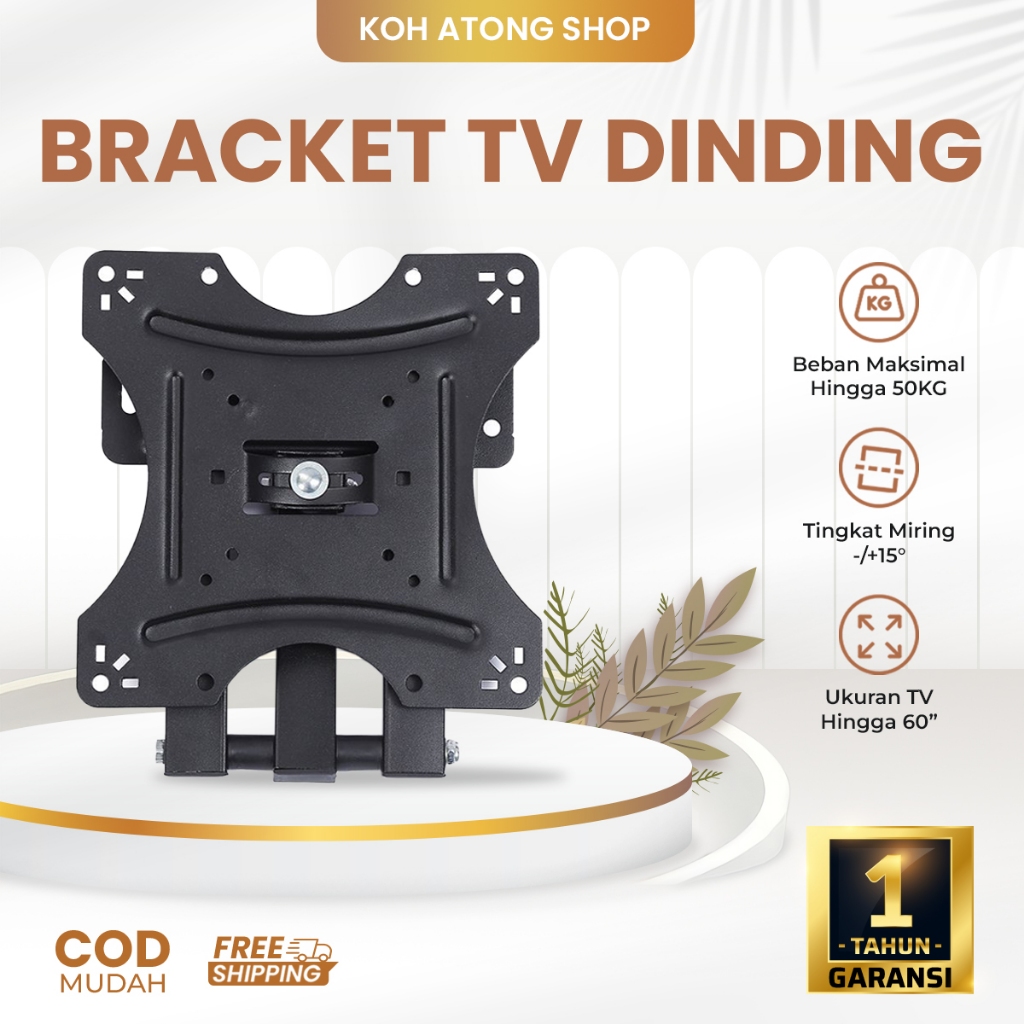 Jual Bracket TV Dinding |Penyangga TV Dinding Besi Kokoh Berkualitas 43 ...