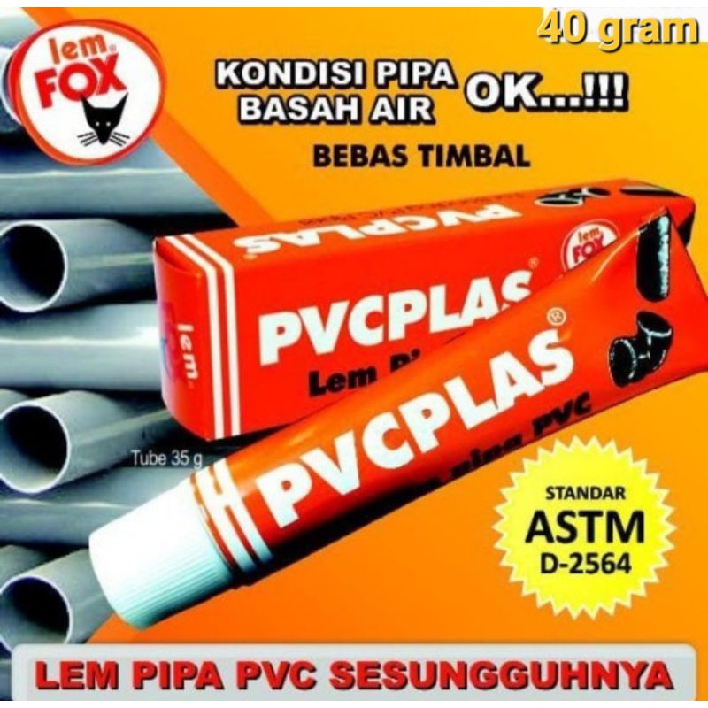 Jual LEM PVC PIPA AIR 40 GR | Shopee Indonesia
