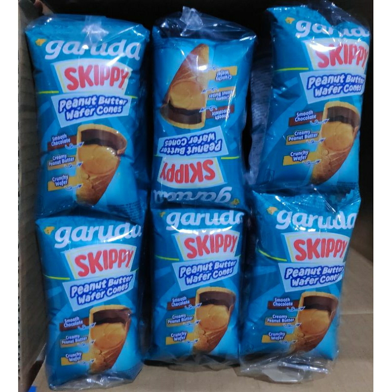 Jual Garuda Skippy Peanut Butter Wafer Cones ( isi 10 pcs @15gr ...
