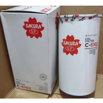 Jual Filter Oli / Oil Filter sakura C-6102 untuk Nissan PK215 Turbo ...