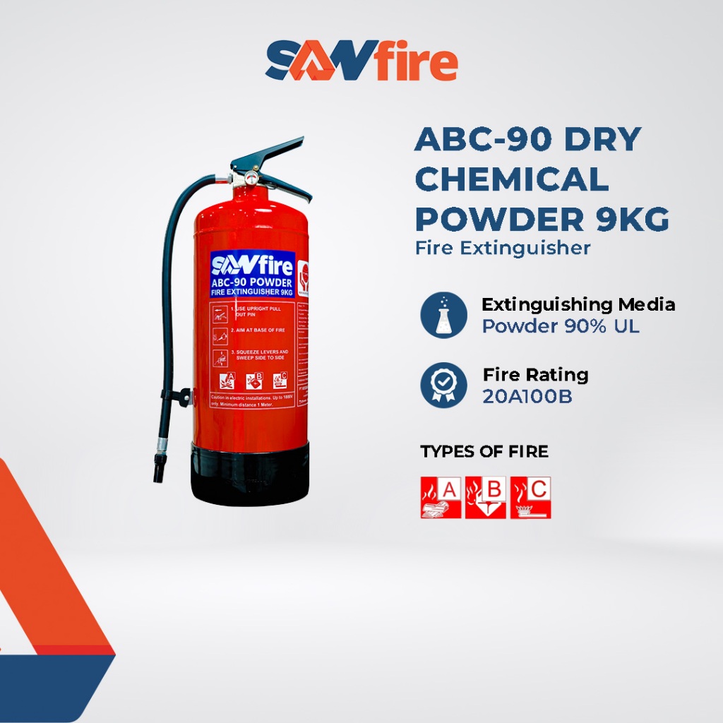 Jual APAR POWDER 90% ALAT PEMADAM API RINGAN EXTINGUISHER SANFire FP9 ...