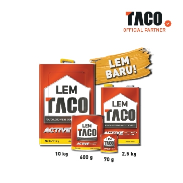 Jual TACO Lem Kuning Active 2,5 Kg | Shopee Indonesia
