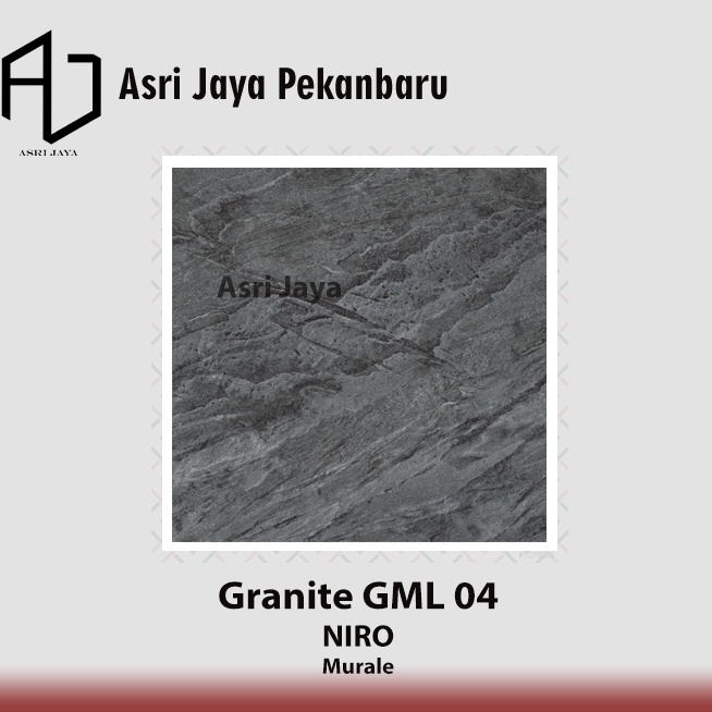 Jual Niro Granite 60x60 Murale - GML04 Caviar Black - Kesat | Shopee ...