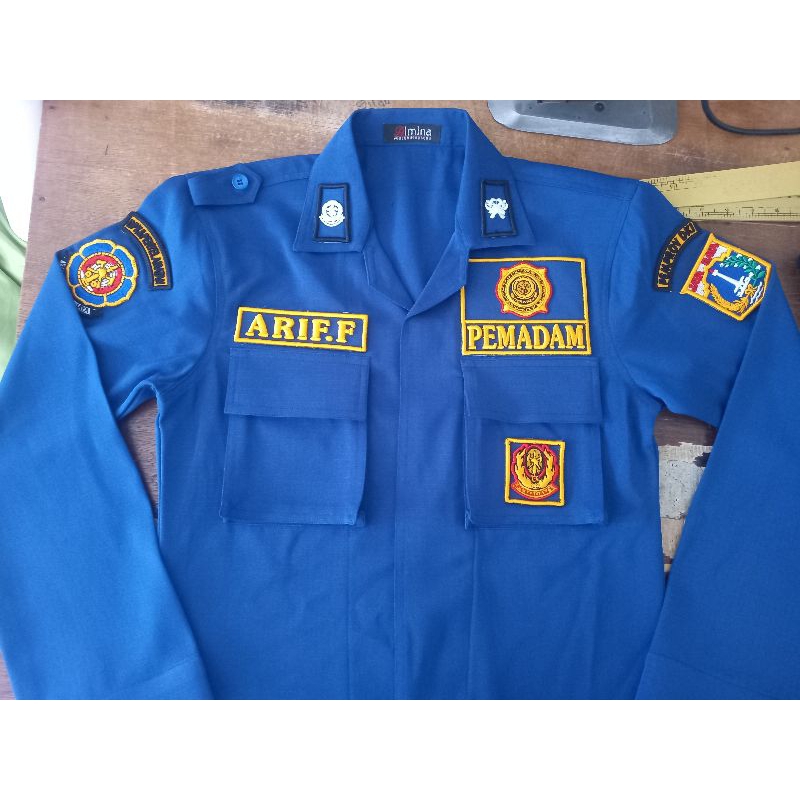 Jual BAJU PDL DAMKAR PLUS BORDIRAN | Shopee Indonesia