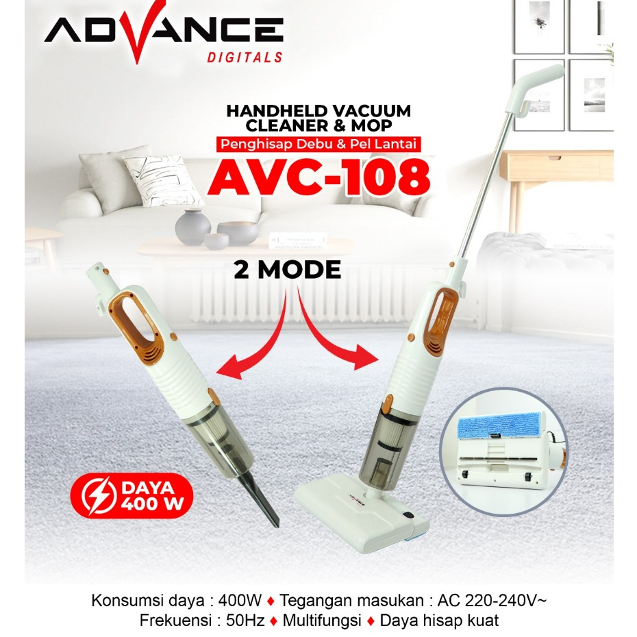 Jual ADVANCE VACUUM CLEANER/PENYEDOT DEBU AVC-108 | Shopee Indonesia