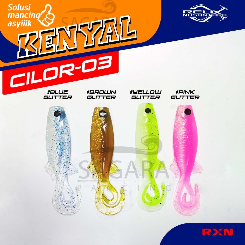 Jual Umpan Pancing Kenyal Cilor SoftLure Cilor Soft Lure Cilor Relix ...