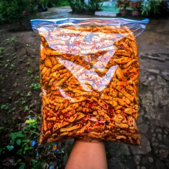 Jual Basreng Viral 500 Gram Basreng Sultan Bandung Pedas Daun Jeruk ...