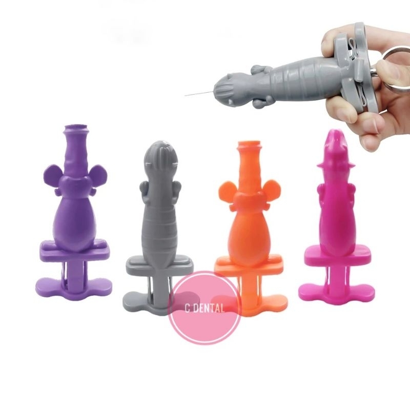 Jual Dental Pedodontic Coverage Hiding Needle Syringe Anestesi Anak ...
