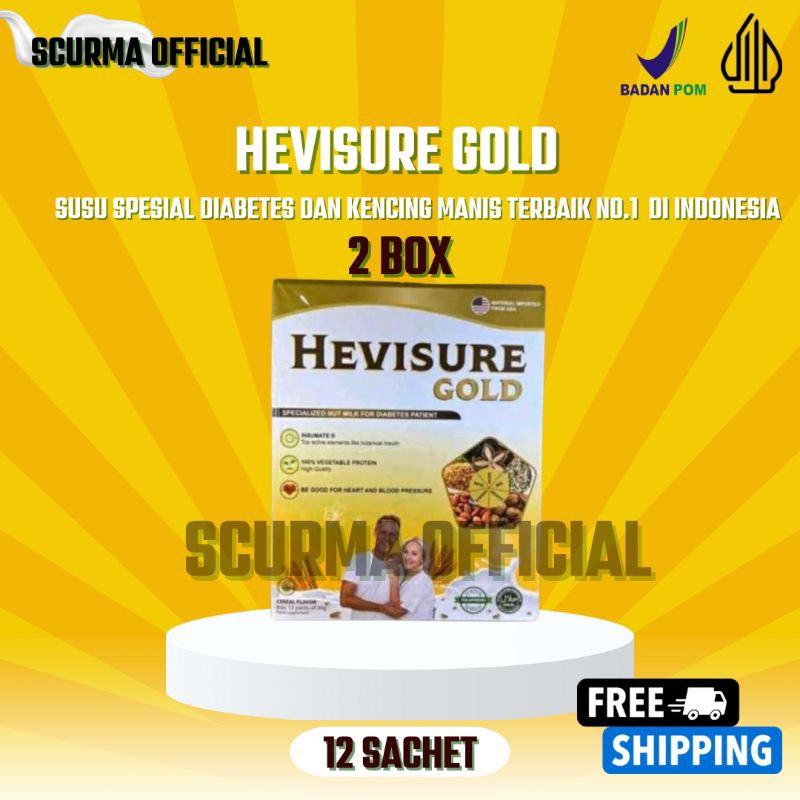 Jual HEVISURE GOLD MILK SUSU OBAT DIABETES KENCING MANIS KADAR GULA ...