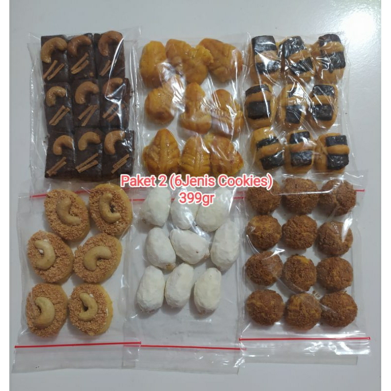 Jual Sandy Cookies Paket Icip-Icip Mix 6 varian | Shopee Indonesia