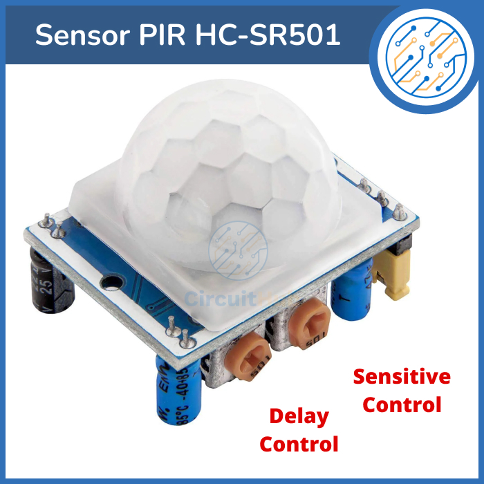 Jual Sensor PIR / Motion Sensor HC-SR501 SR501 Pyroelectric Infra Red ...