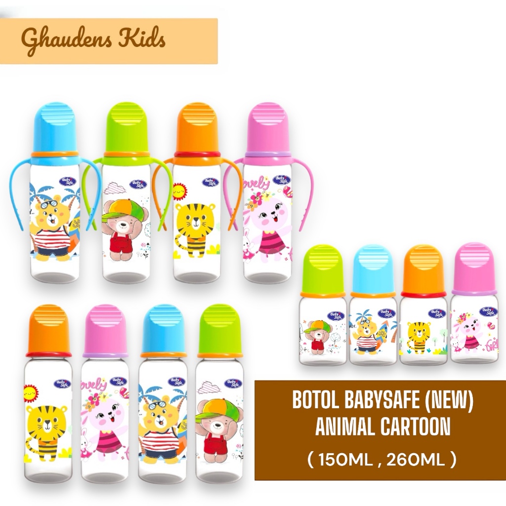 Jual Botol Susu Baby Safe Feeding Bottle/ Botol Susu Bayi 150ml 260ml ...