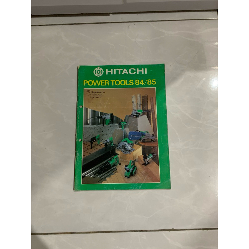 Jual buku hitachi power tools catalog tahun 84/85 | Shopee Indonesia