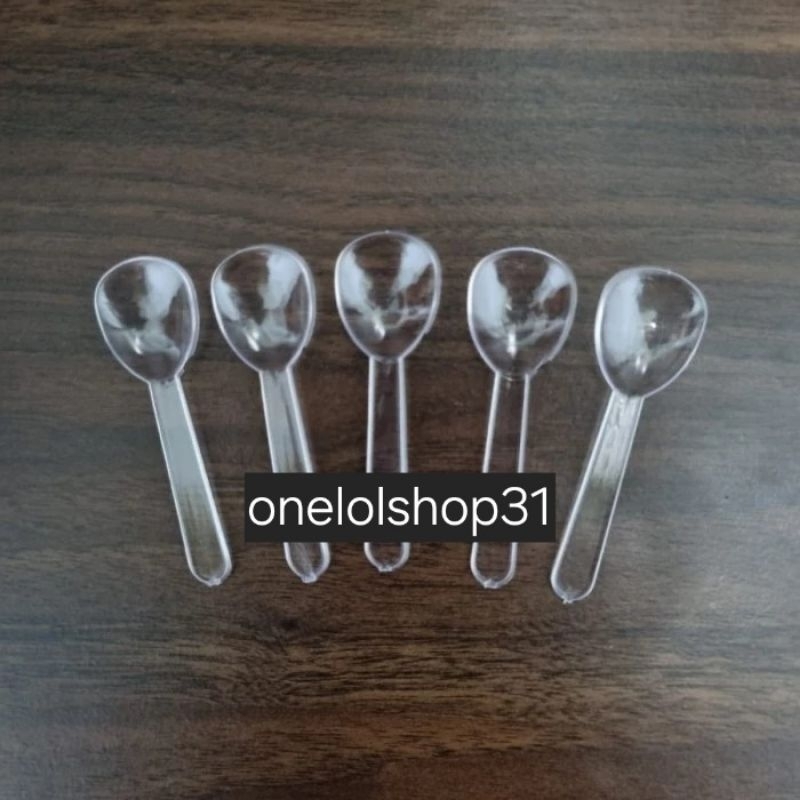 Jual Isi 100pcs Sendok Jelly Bening / Sendok Pudding Bening / Sendok ...