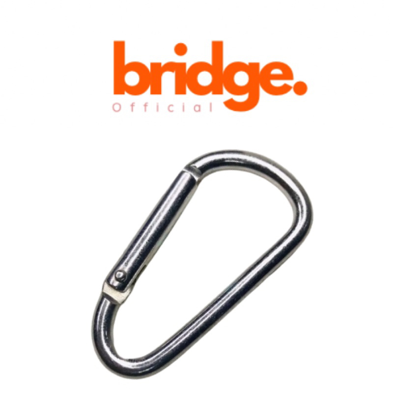 Jual Carabiner kecil stainles anti karat / silver | Shopee Indonesia