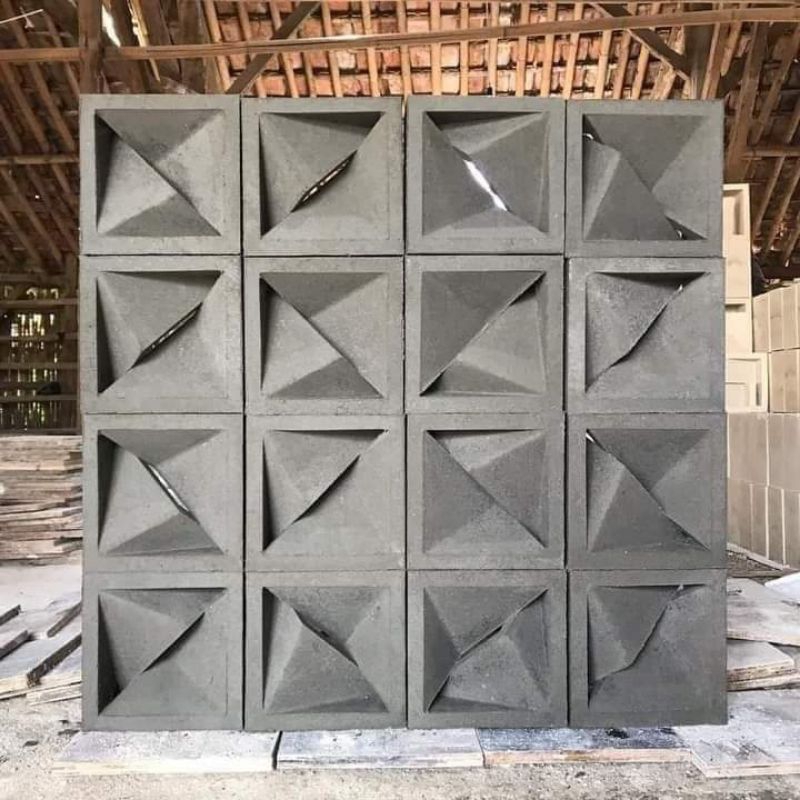 Jual ROSTER MINIMALIS Kombinasi (20cmx20cm)roster lubang angin, fasad ...