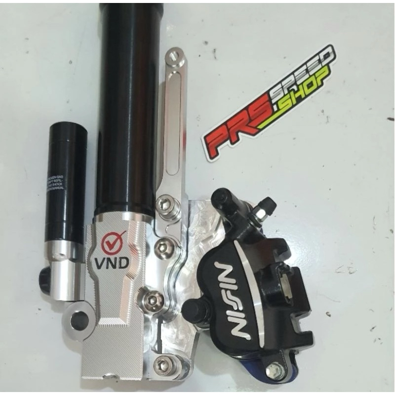 Jual breket kaliper nissin samurai 2P 2Piston untuk shock depan ktc vnd ...