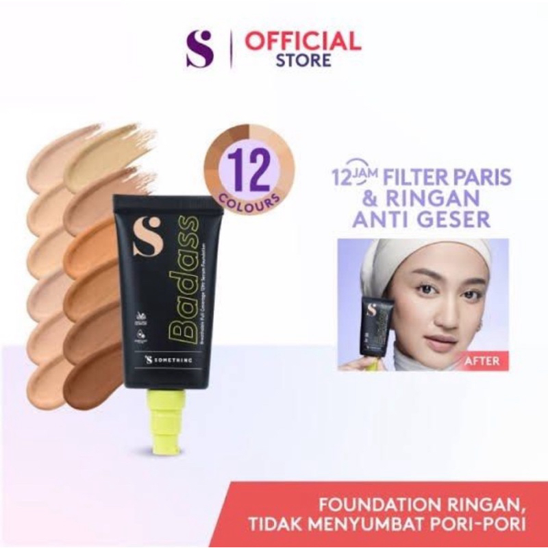 Jual Somethinc Baddas Foundation | Shade Coco | Shopee Indonesia