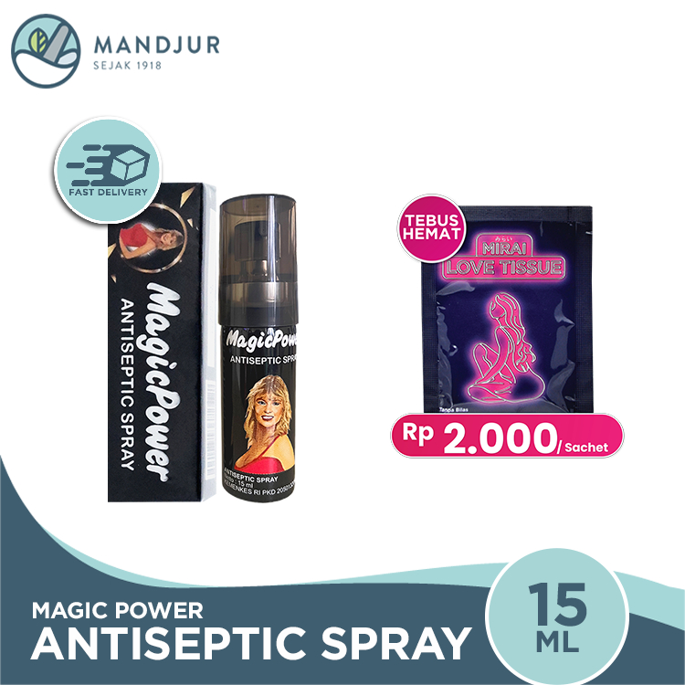Jual Magic Power Antiseptic Spray 15 mL | Shopee Indonesia