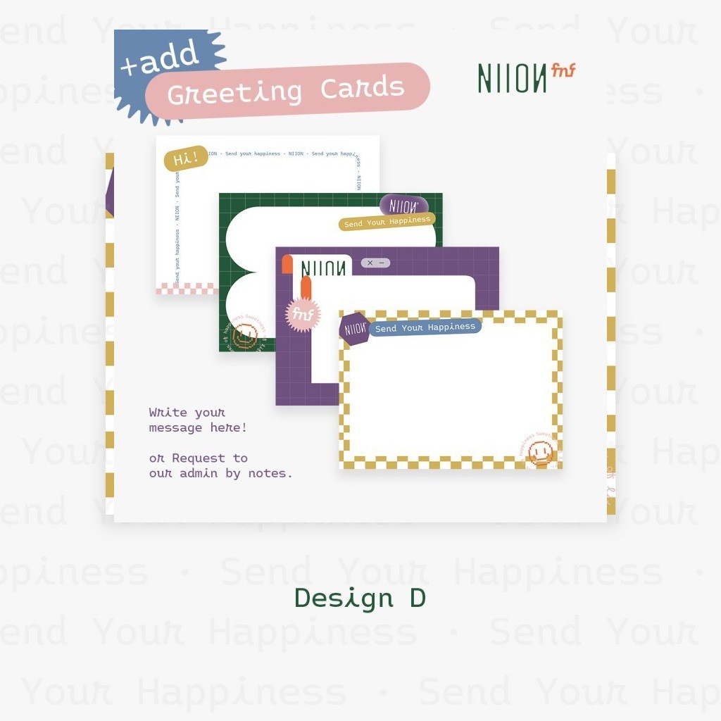 Jual Kartu Ucapan Kartu Pos NIION Greeting Card Original | Shopee Indonesia