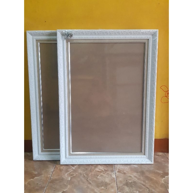 Jual bingkai foto plus kaca ukir ukrn 50 x 70 | Shopee Indonesia